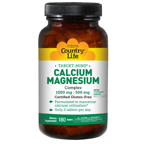 Target-Mins Calcium Magnesium Complex 180 Tabs By Country Life | eBay