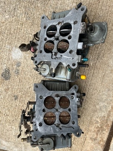 Weiand BBC Chevy Tunnel Ram Intake Manifold 2-Holley Carburetors Say ...