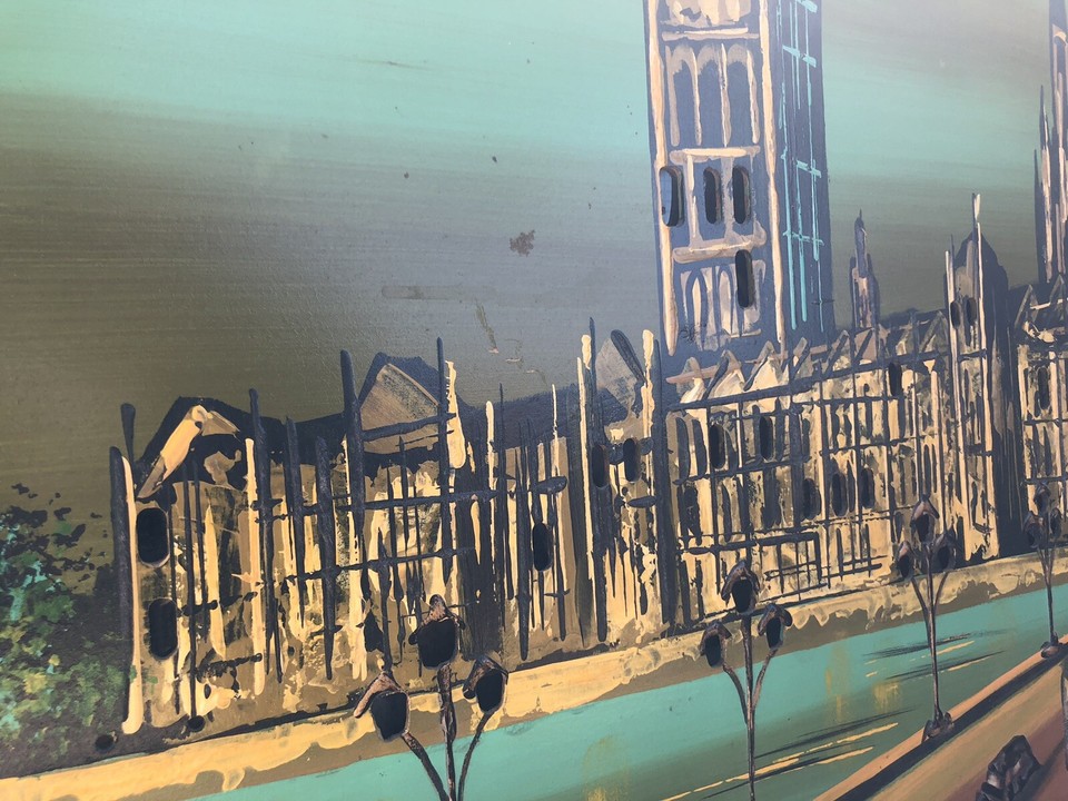 VTG Mid-Century Modern Lighted Carlo of Hollywood Big Ben & Ashbrook ...