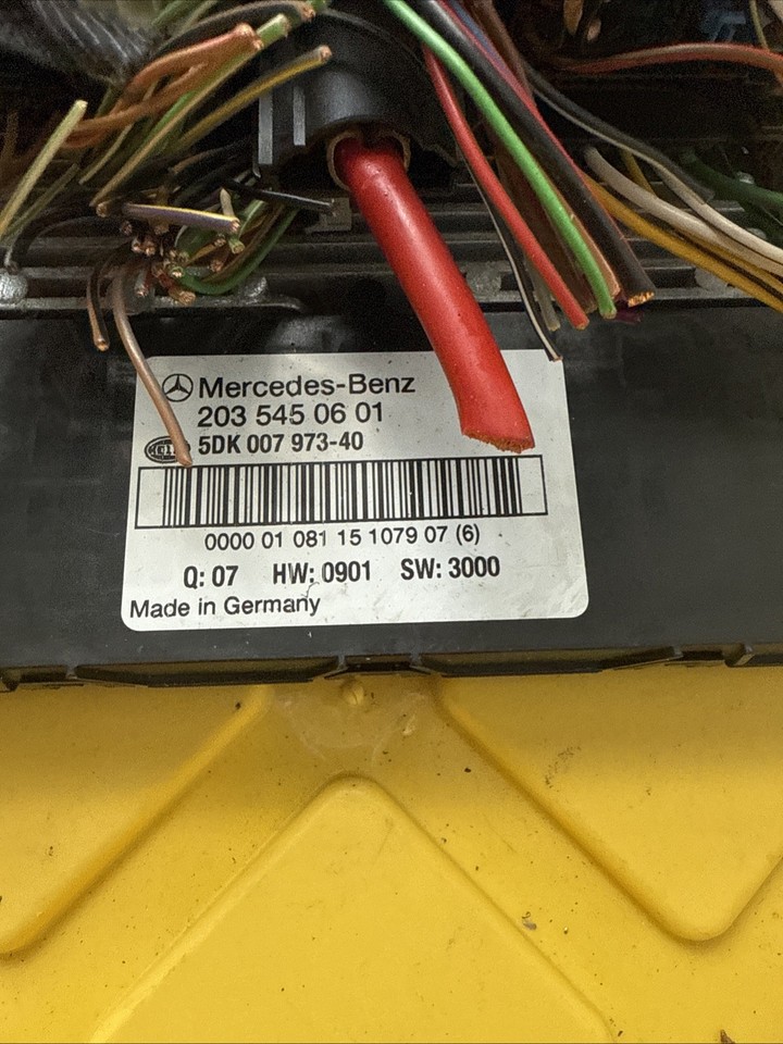 2001-2009 MERCEDES W203 C230 C280 CLK350 FRONT SAM FUSE BOX RELAY ...
