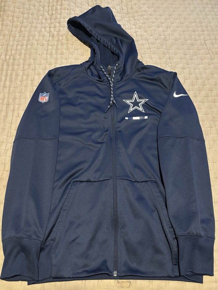 Dallas Cowboys Nike Dri Fit NFL On-Field Apparel Hoodie Size L | eBay