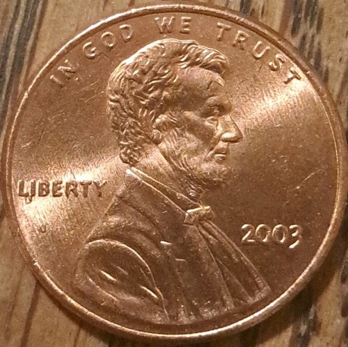 2003 P BU Lincoln Memorial Cent Penny 1 C Choice Uncirculated Free ...