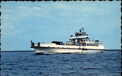 Maine Vinalhaven Rockland ferry service boat ~ postcard sku399 | eBay