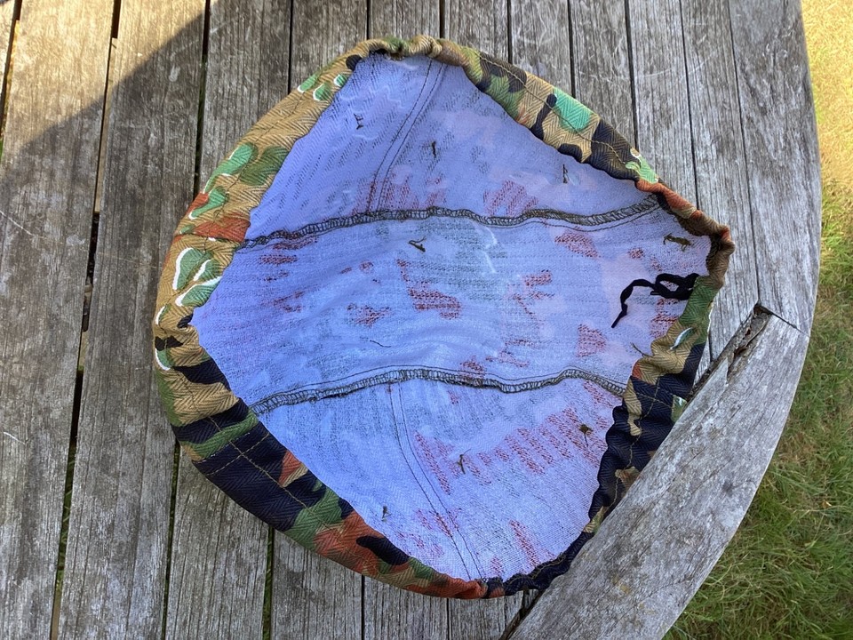 WW2 german army elite unit leibermuster camo m35 helmet cover 1945 | eBay