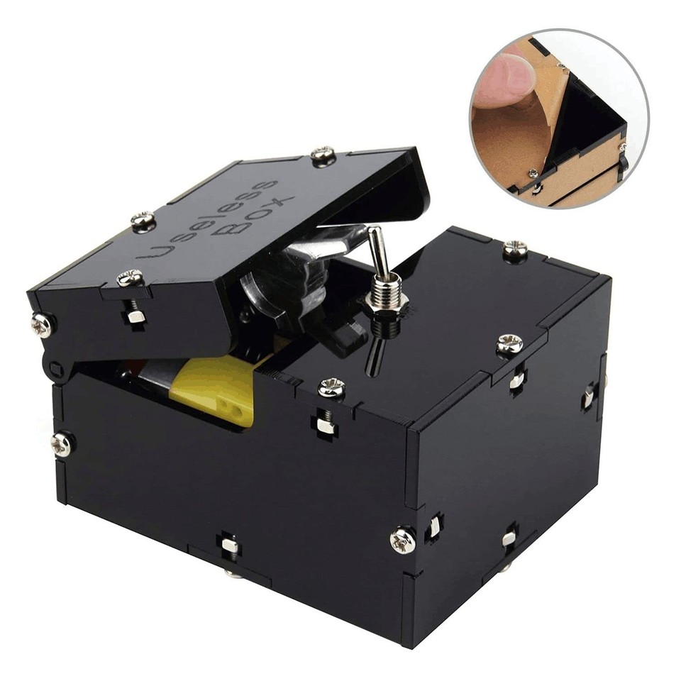 Useless Box,Fully Asembled Mini Edition Useless Box for Birthday and ...