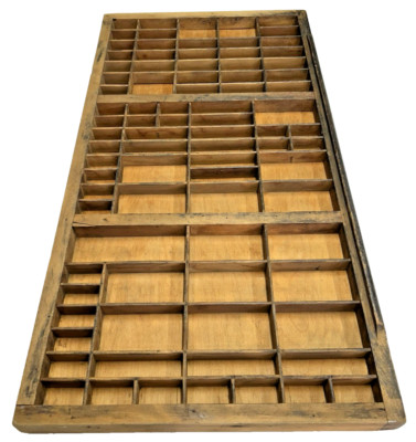 Trays - Wooden Type Set Tray Drawer Shadow