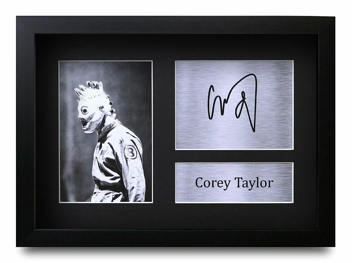 Corey Taylor Signed A4 Framed Printed Autograph Slipknot Music Print ...