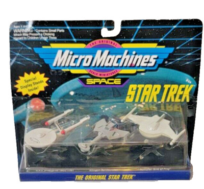 NIB 1993 Micro Machines 65825 STAR TREK Original Star Trek Collection ...