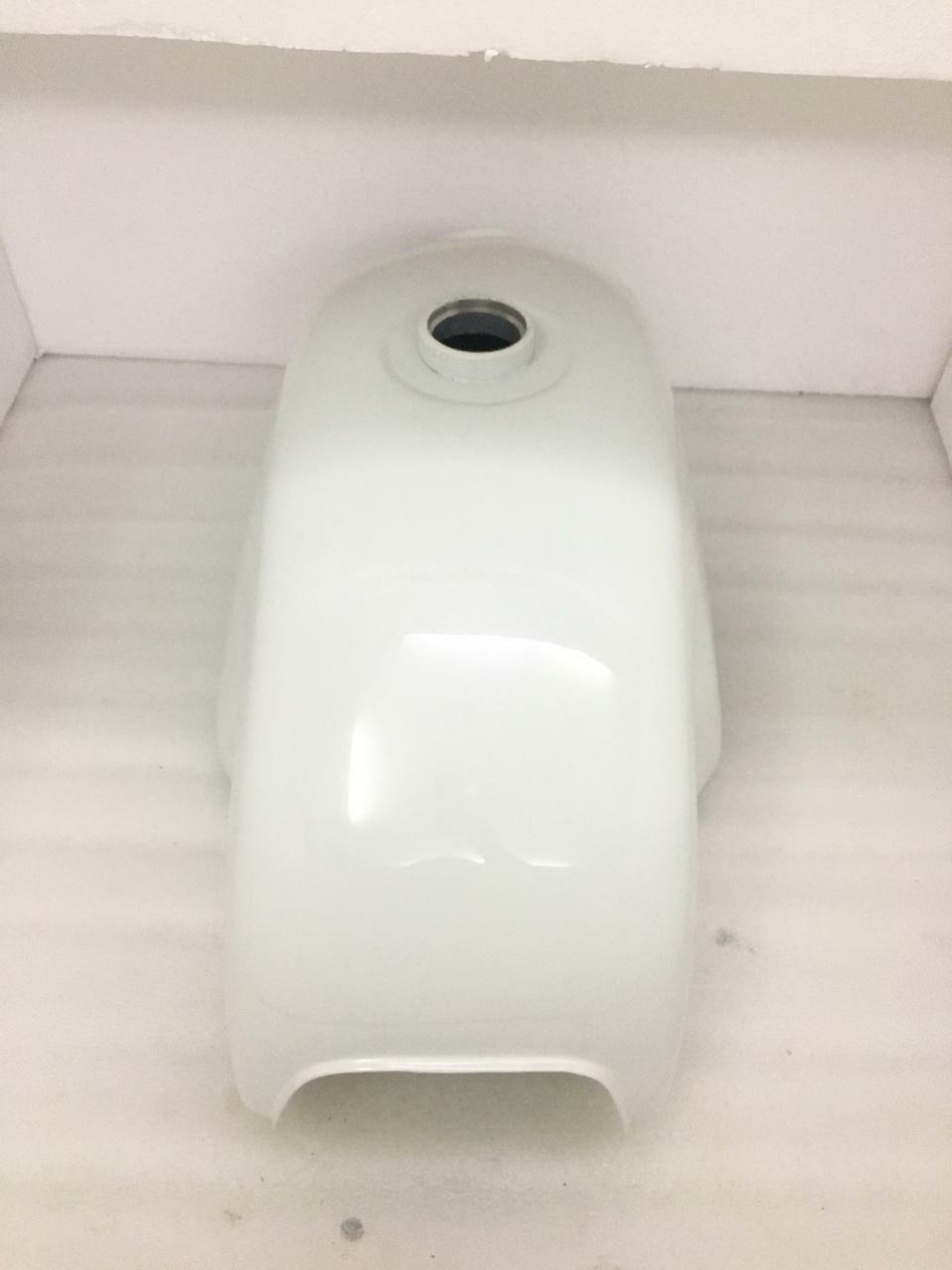BMW R100 RT RS R90 R80 R75 WHITE PAINTED STEEL PETROL TANK WITH CAP ...