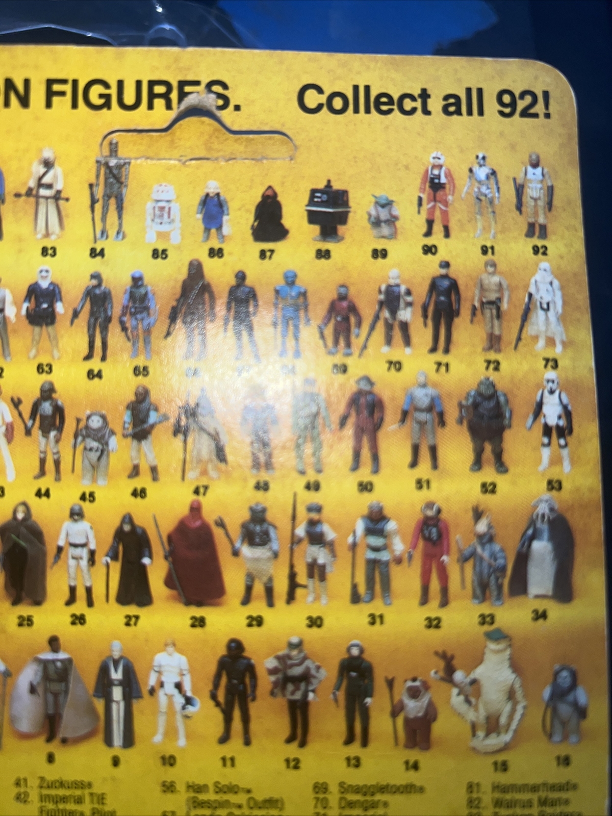 VINTAGE STAR WARS POTF A-WING PILOT Figure special coin MOC unpunched ...