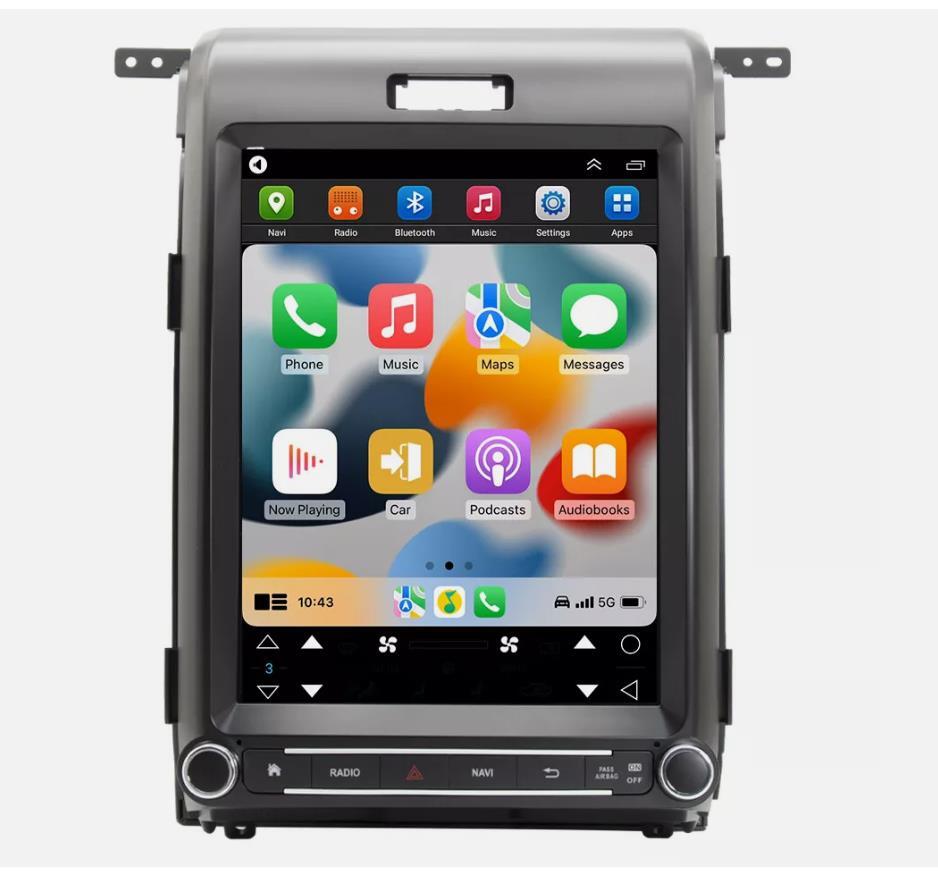 12.1" 64G Android Tesla Style Car Play GPS Radio Stereo For Ford F150 ...