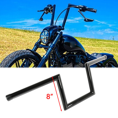 25mm 1" Handlebar 8" Rise Z-Bar Hanger For Harley Sportster 883 Custom ...