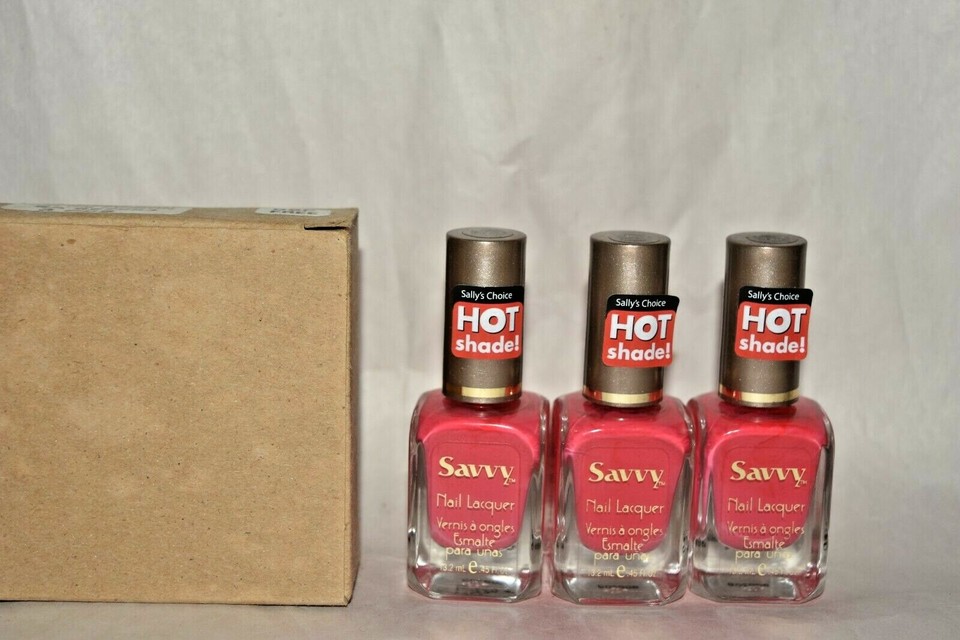 3x NIB Savvy Nail Lacquer Polish 🌹 U Choose Color | eBay