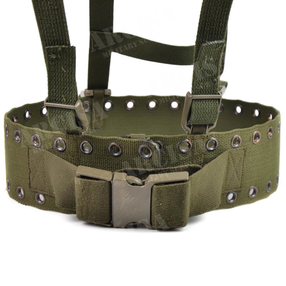 Original German army Webbing rig system 2 pieces tactical belt Y-strap ...