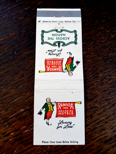 Vintage Matchbook: Ramada Inn Roadside Hotel, Wichita, KS | eBay