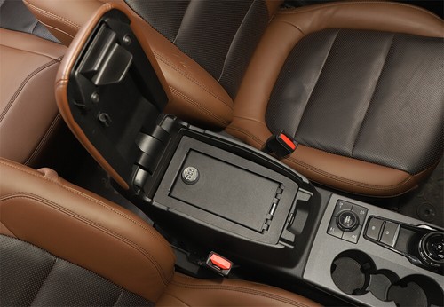 Iron Black Center Console Armrest Box Safety Cover For Ford Bronco ...