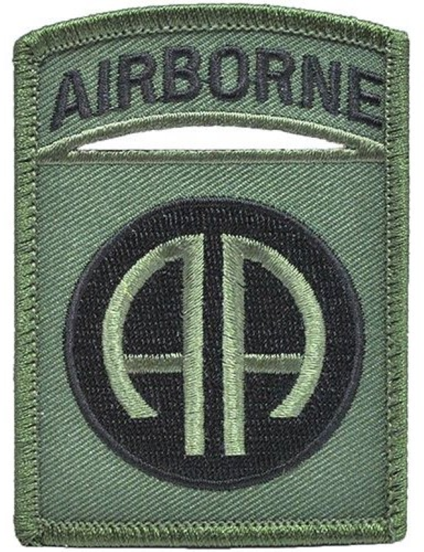 US ARMY 82nd Airborne Patch SUBDUED 2.25 x 3.0 inches Approximately | eBay