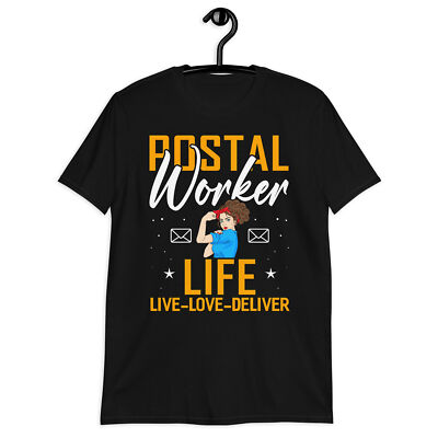 Postal Worker Life Live Love Deliver Shirt Post Mailman | eBay