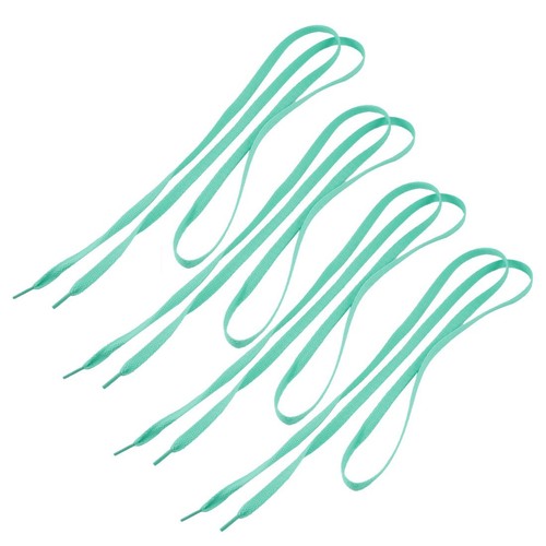 2 Pairs Unisex Teal Green Textured Sports Sneaker Shoelaces Shoe ...