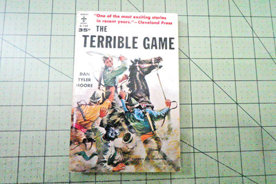 THE TERRIBLE GAME BY DAN TYLER MOORE 1958 VERY RARE BERKLEY BKS ACTION ...