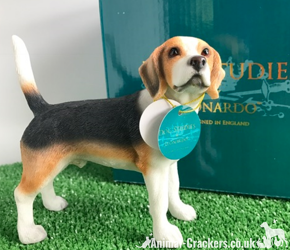 Beagle ornament Leonardo lifelike figurine decoration Dog lover quality ...