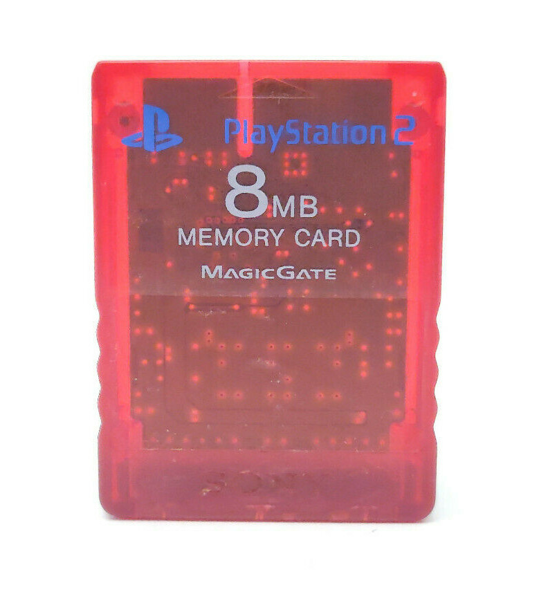 Sony Playstation 2 PS2 Official OEM MagicGate 8mb Memory Card Genuine ...