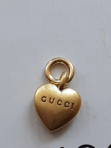100% Gucci 1 pieces vintage zipper pull metal heart 0,6 inch | eBay ...