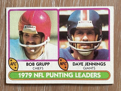 1980 Topps 1979 NFL Punting Leaders Football Card #336 | eBay