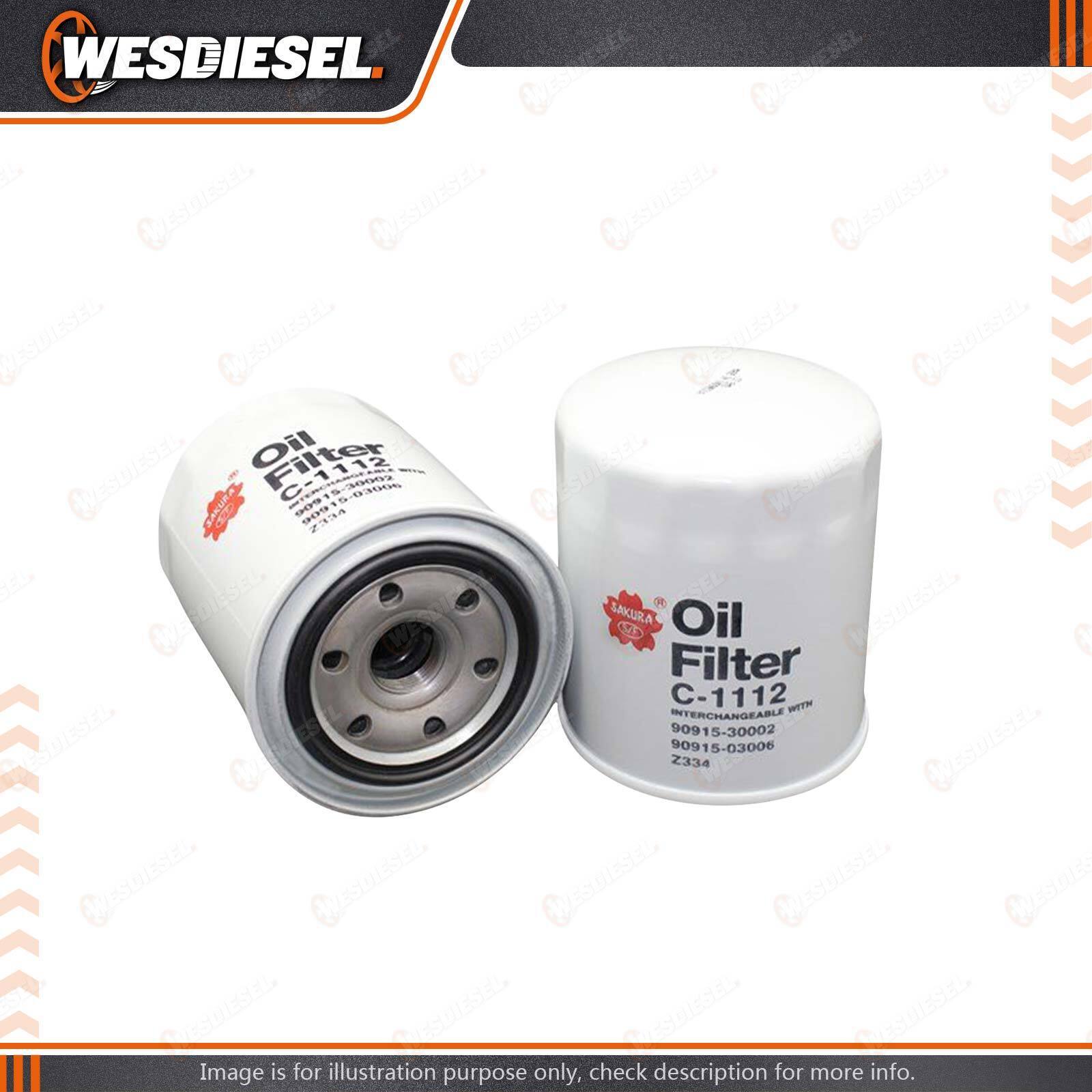 Sakura Oil Filter for Toyota Dyna LH82 LY102 112 122 132 152 212 162 ...