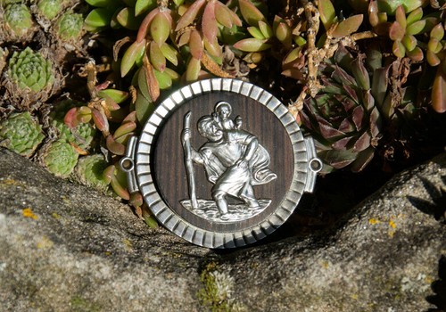 AUTOMOBILE CAR DASH BADGE # ST. CHRISTOPHER TRAVELERS PROTECTION 835 ...