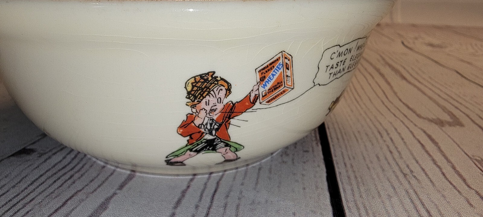 VINTAGE P.L. CROSBY, 1932 WHEATIES ADVERTISING CEREAL BOWL | eBay