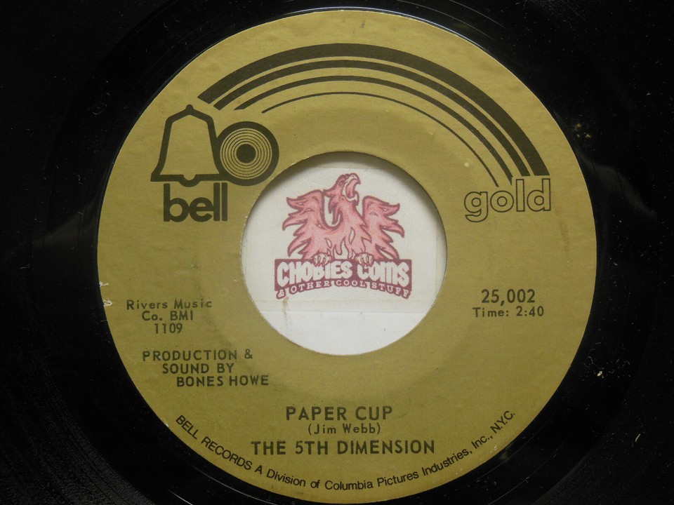 The Fifth Dimension – Up-Up And Away / Paper Cup, 45 RPM G+ (9E) | eBay