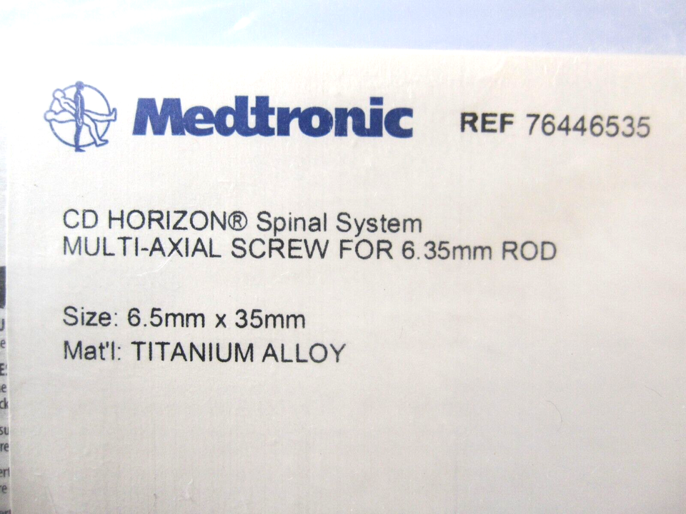 Medtronic CD Horizon System, Multi-Axial, Titanium 76446535 | eBay
