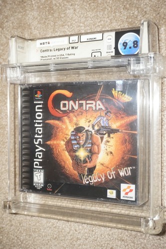 Contra Legacy Of War (Sony Playstation 1 ps1) WATA 9.8 A+ NEW Sealed ...