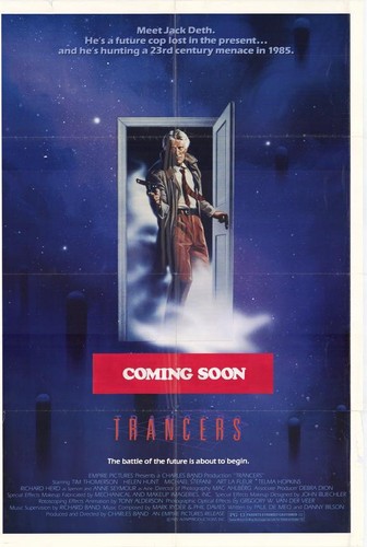 TRANCERS Movie POSTER 27x40 Tim Thomerson Michael Stefoni Helen Hunt ...