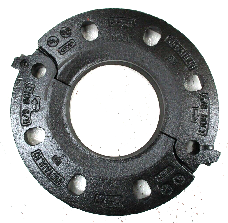 Victaulic 4" Style 741 Flange Adapter w/ E Gasket, Grooved End Pipe ...