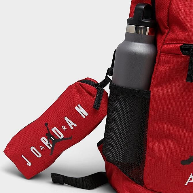 NIKE JORDAN DURABLE Backpack Pencil CASE School Bag SPORT BLACK RED OS ...