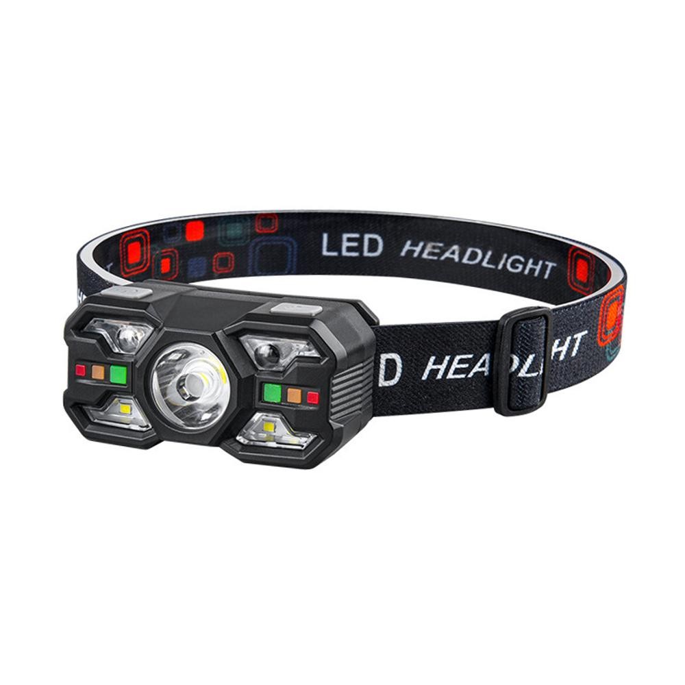2x Rechargeable Headlamp Super Bright LED Head Light Forehead ...