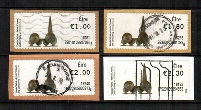 IRELAND ( 4v ) 100 Objects, Petrie Crown, Post & Go F/VF Used ( 2018 ...