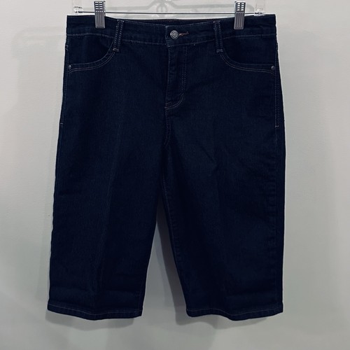 Bandolino Womens Riley Bermuda Jean Shorts Size 8 Mid-Rise Stretch ...