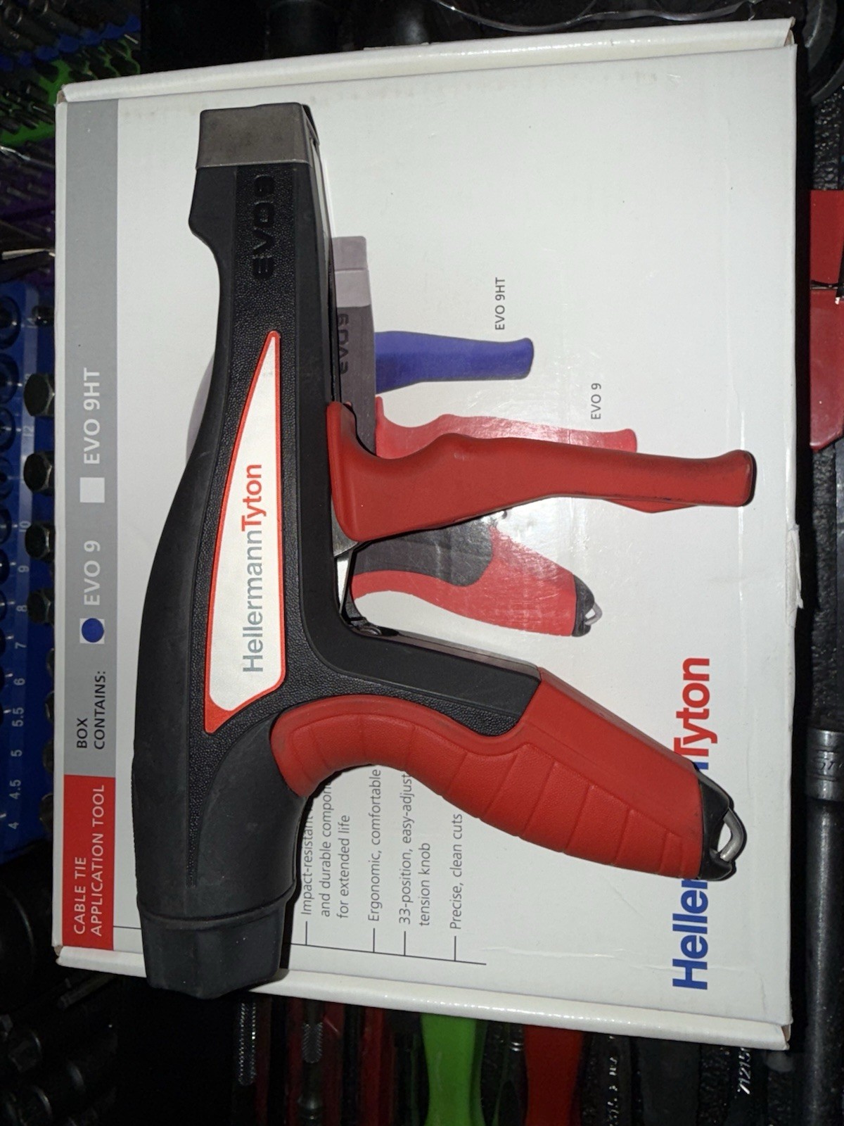 HellermannTyton 110-80000 Mechanical Hand Tool - Black/Red for sale online | eBay