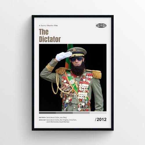 The Dictator Movie Poster Print, Wall Art - Unframed | eBay