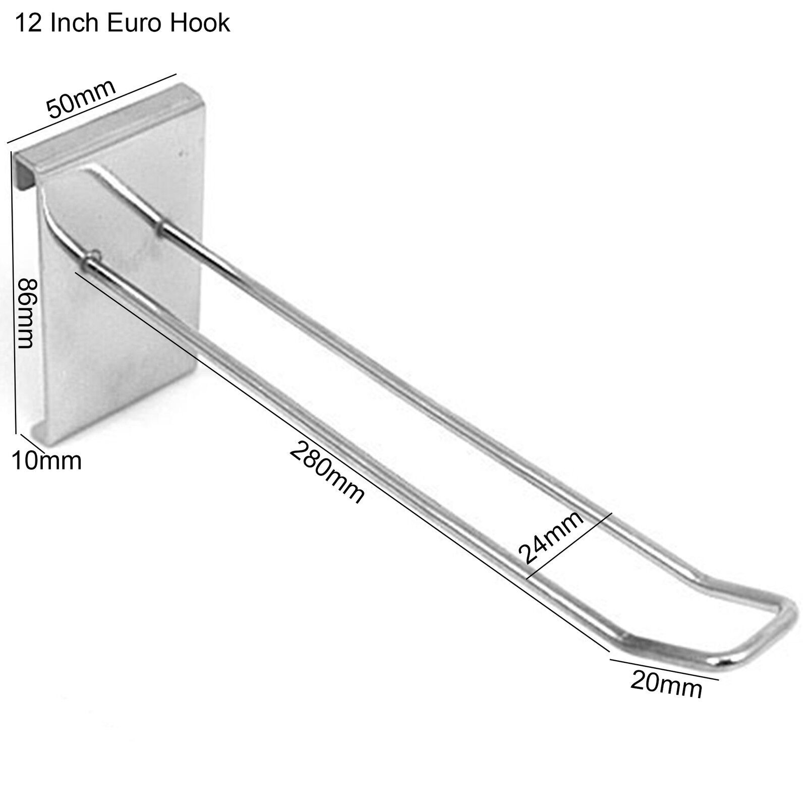 Grid Mesh wall Panel Grid Mesh Hooks Prongs Chrome Accessories | eBay