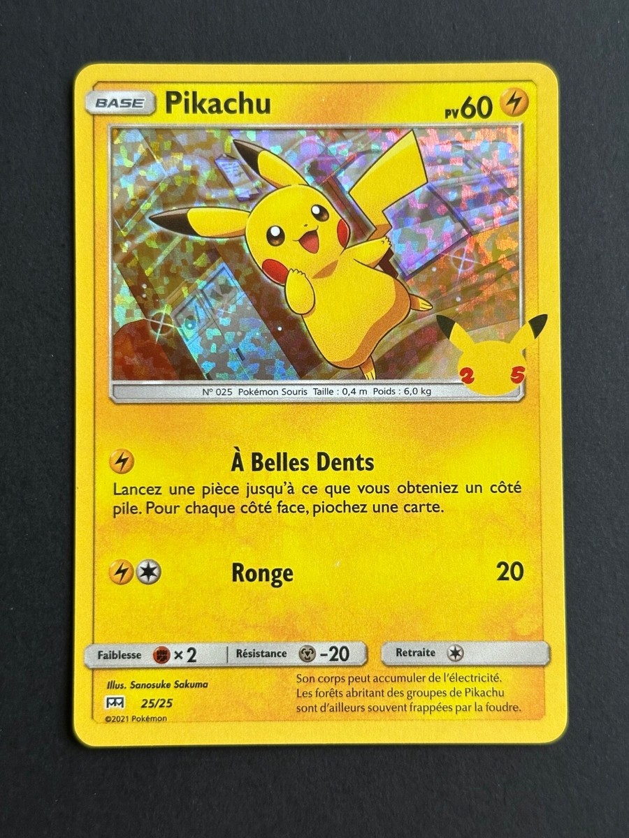 Vraie Carte Pikachu