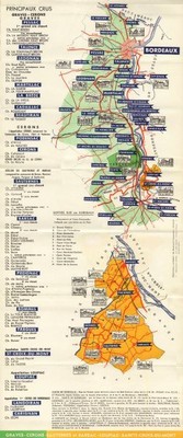 BORDEAUX WINE TOURING MAP. Graves Cerons Sauternes Barsac Loupiac ...