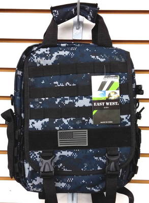 Laptop Backpack Rucksack Tactical Shoulder Messenger Bag NAVY ACU Molle ...