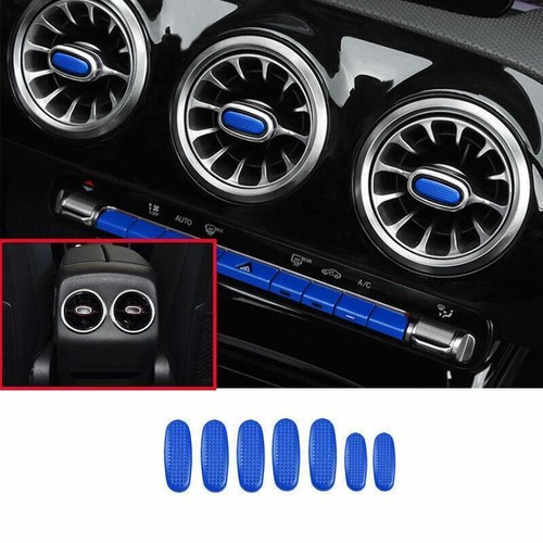 For Benz GLA W156 2020-2023 ABS Blue Central Air Conditioning Vent ...