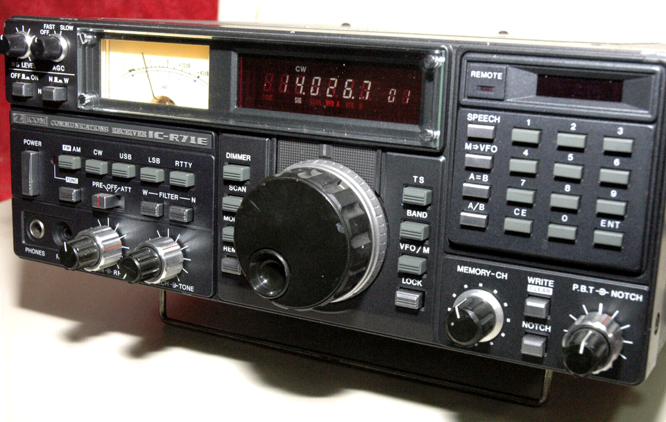 ICOM IC-R71E HF -Shortwave Receiver-AM-SSB-CW-0,1-30MHz | eBay