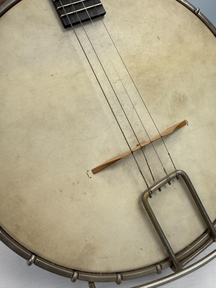 VINTAGE Made In England 4 String Banjo Mandolin / Case - P37 | eBay UK