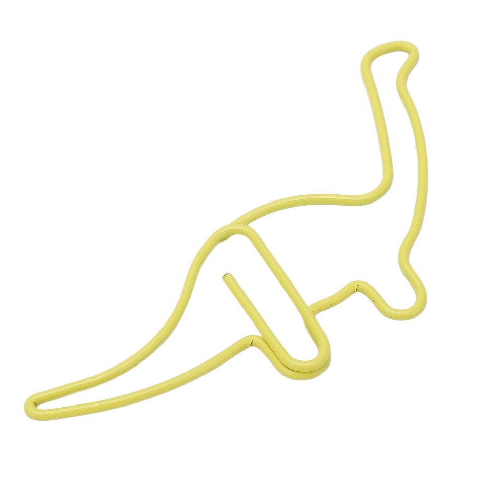 100Pcs Funny Paper Clips Innovative Electroplating Process Cute Paper ...